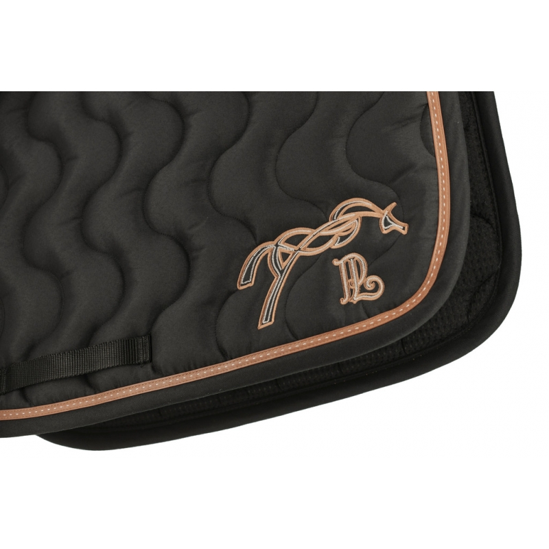 Tapis de selle Point Sellier Classique - Noir & Caramel - Pénélope Store